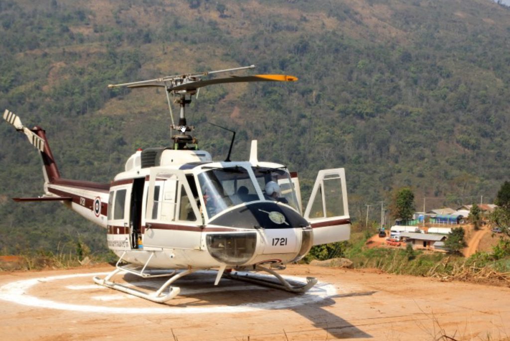 เฮลิคอปเตอร์ Bell Model 205 A / A1 – กองบินตำรวจ